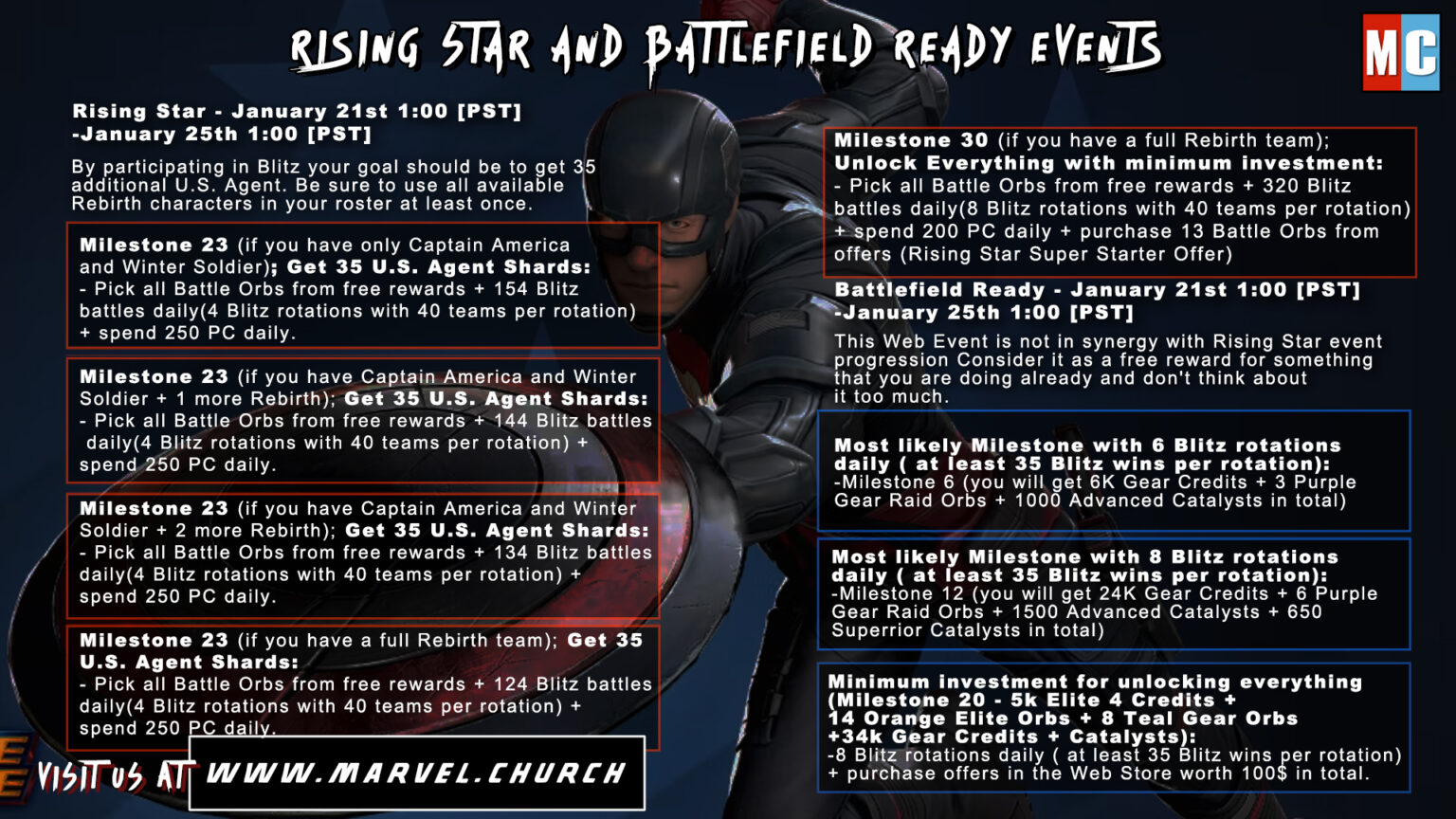 Unique Events | Marvel Church