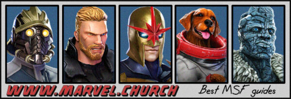 Alliance War Offense Teams | Marvel Church